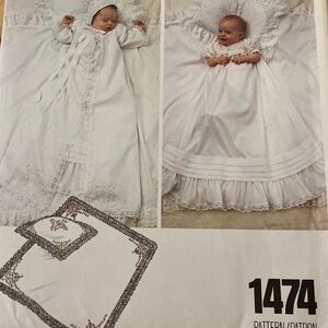 Vogue | Office | Vtg 7s Vogue Infant Sewing Pattern Uncut | Poshmark